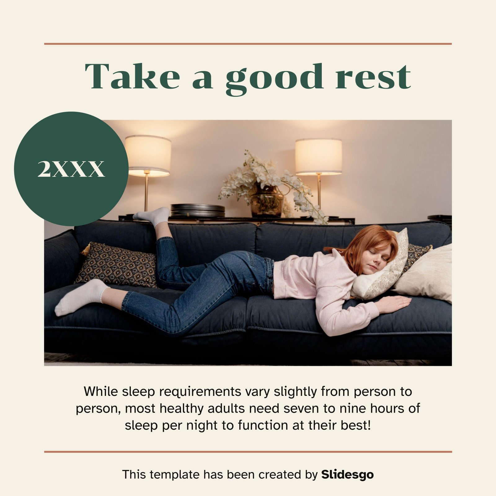 Healthy Tips IG Post | Google Slides & PowerPoint