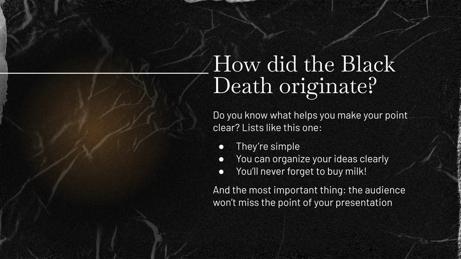 A Peste Negra | Modelo do Google Slides e PowerPoint