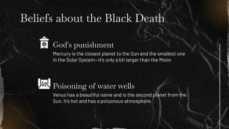 La peste negra | Plantilla de Google Slides y PowerPoint