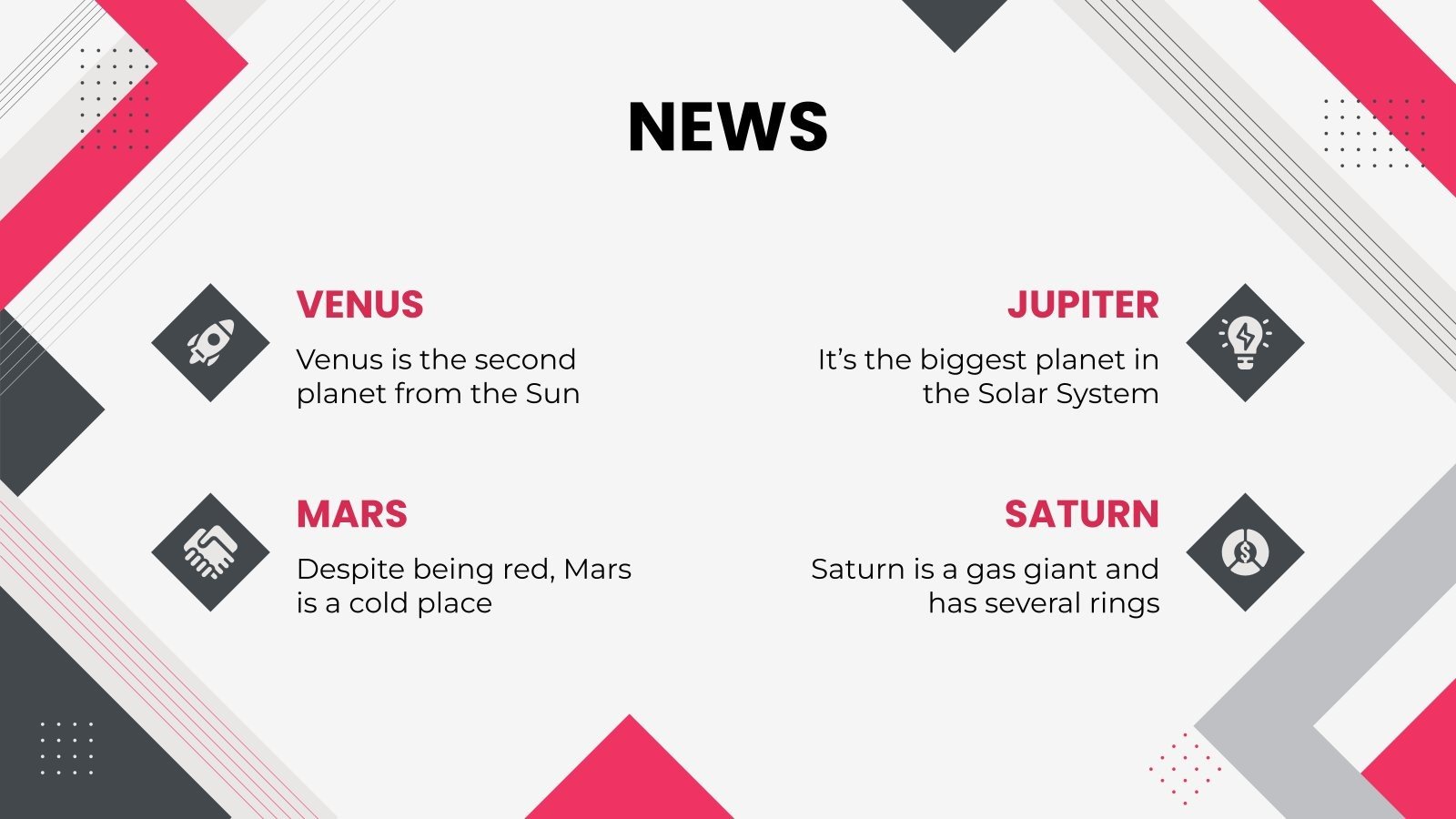 CEO Announcements Newsletter | Google Slides & PowerPoint