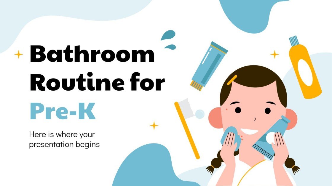 Bathroom Routine for Pre-K | Google Slides & PowerPoint