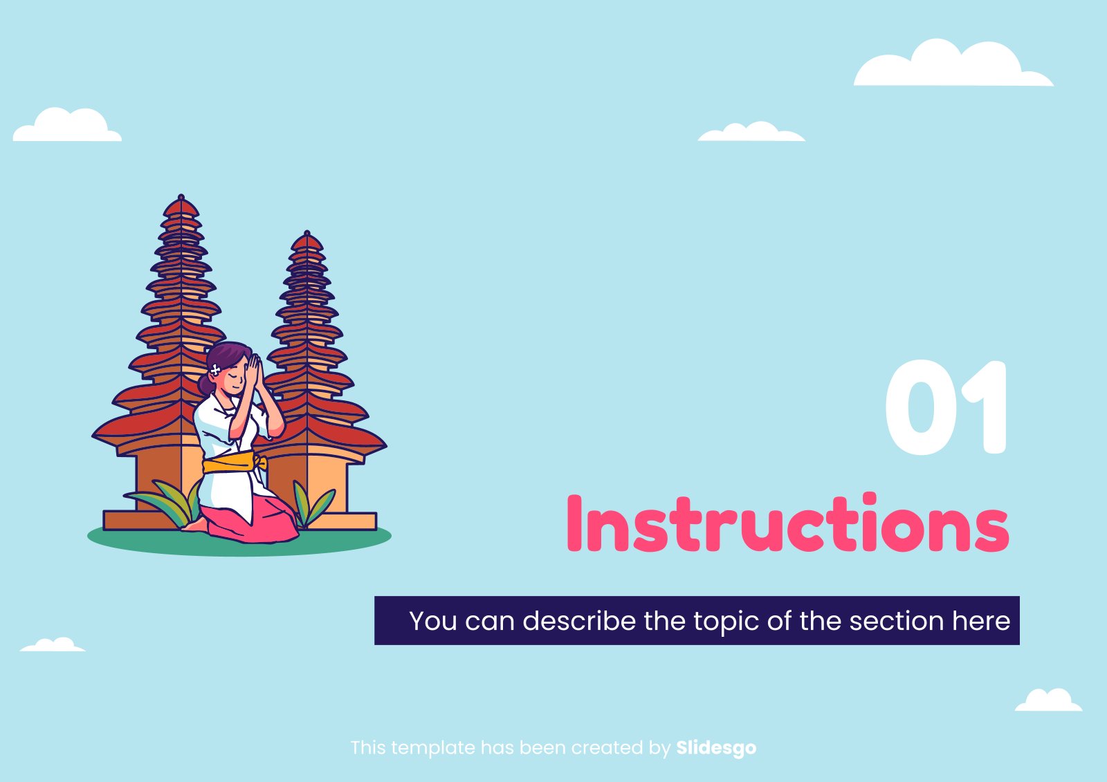 Indonesia Themed Printable Playing Cards | Google Slides