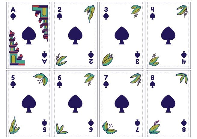 Indonesia Themed Printable Playing Cards | Google Slides