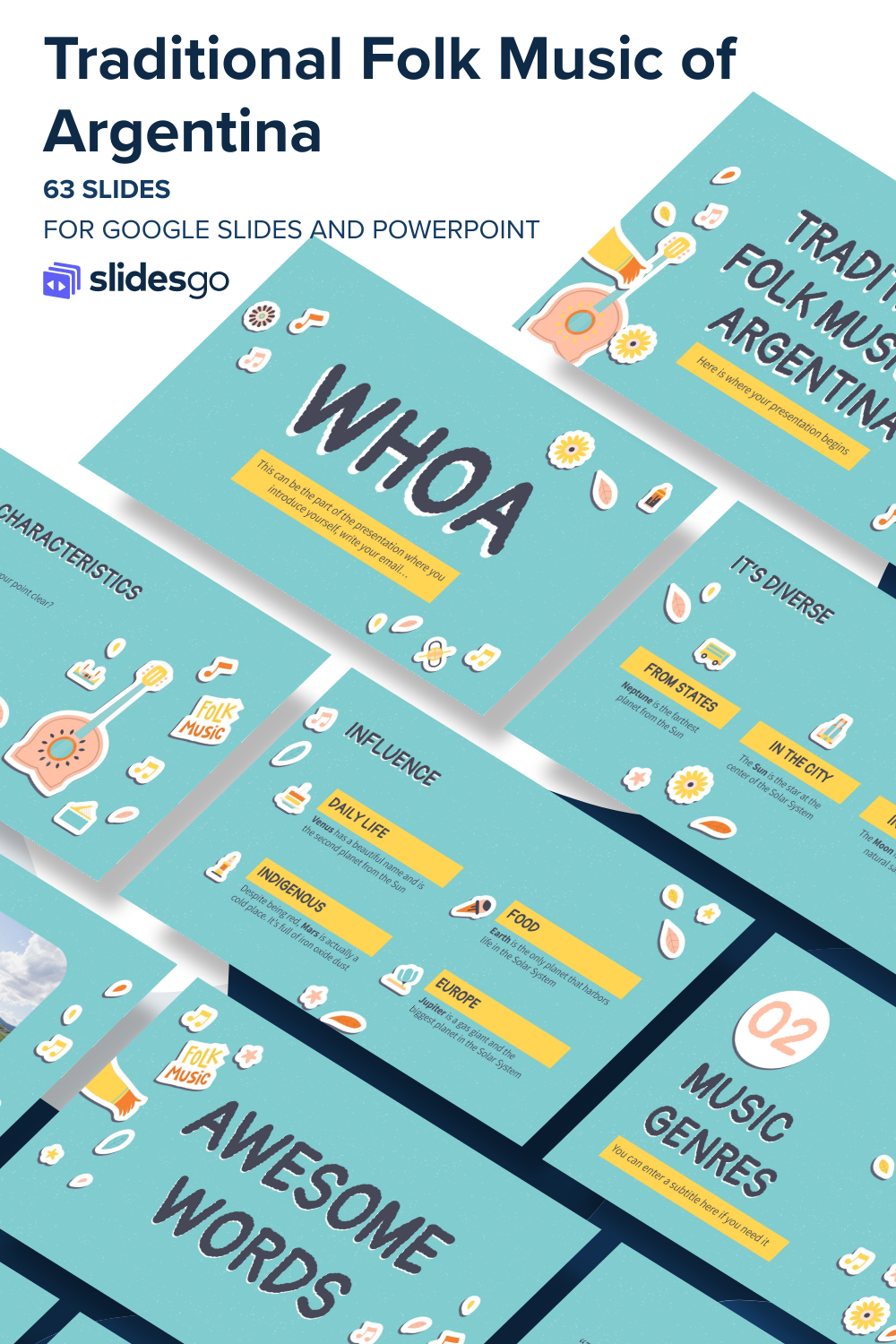 Traditional Folk Music of Argentina | Google Slides & PPT