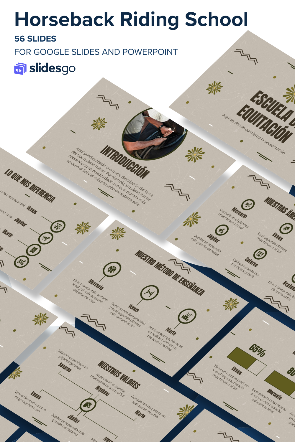 Horseback Riding School | Google Slides & PowerPoint