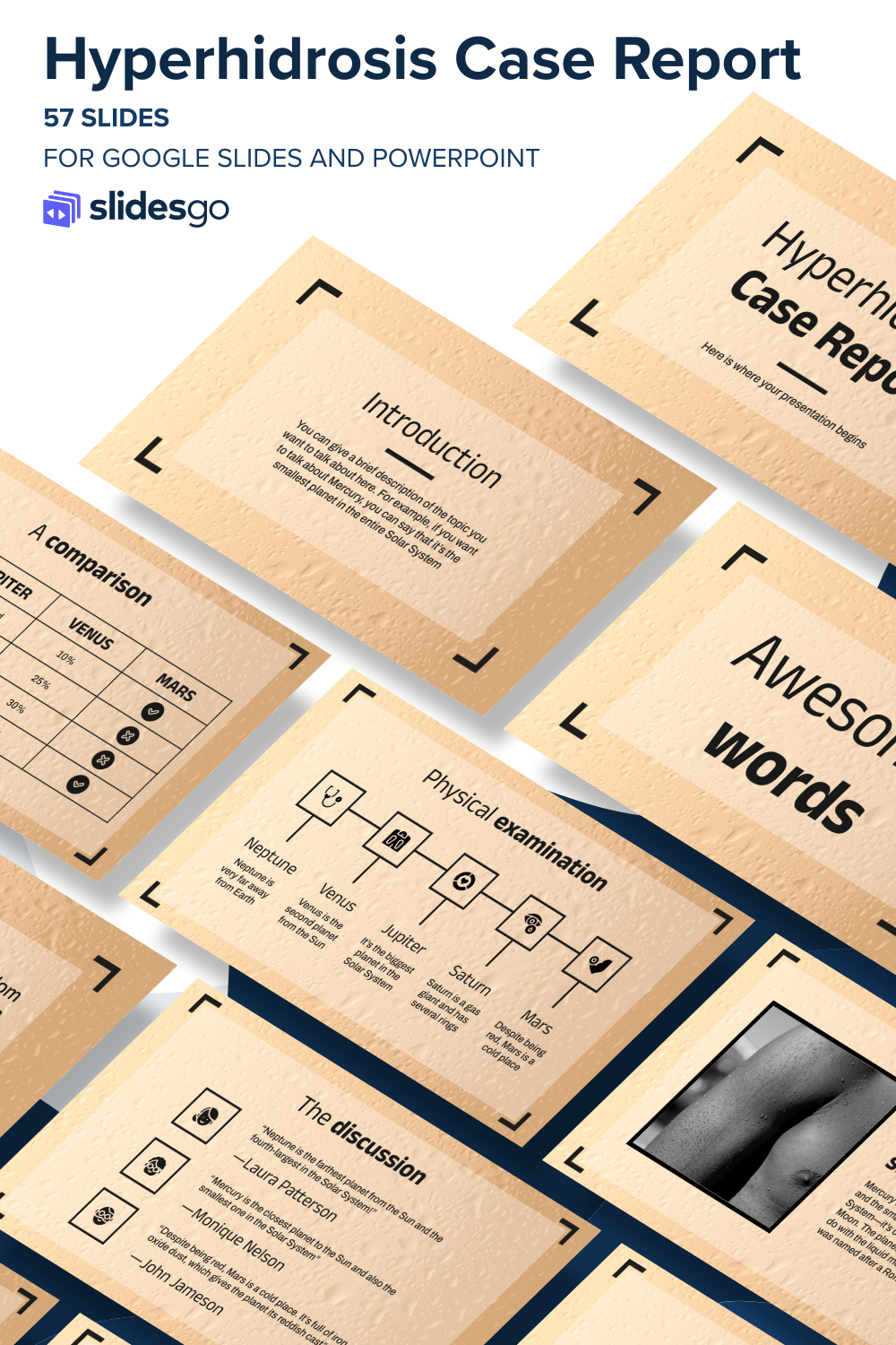 Hyperhidrosis Case Report | Google Slides & PowerPoint