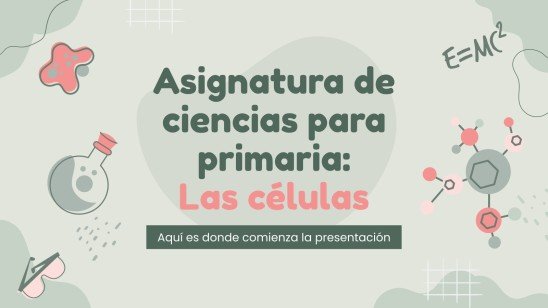 Plantillas gratis sobre células para Google Slides y PPT
