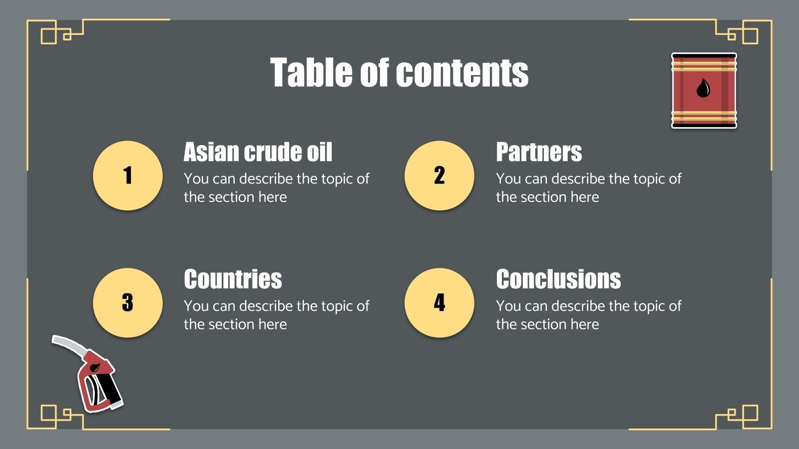 Asian Crude Oil Industry | Google Slides & PowerPoint