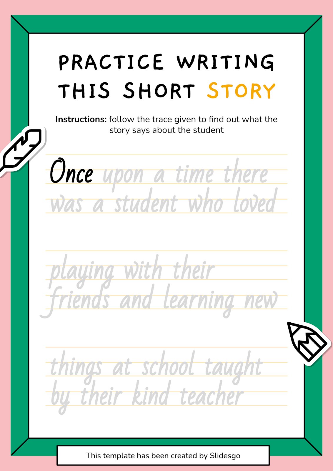 Writing Activities for Elementary: Handwriting Day