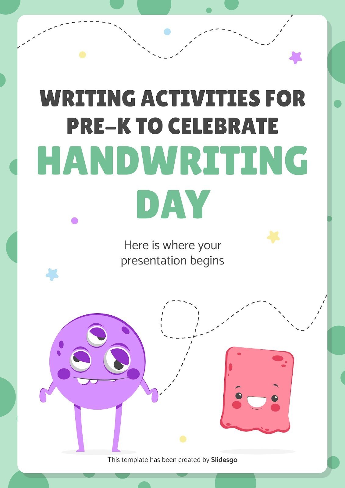 Writing Activities for Pre-K to Celebrate Handwriting Day
