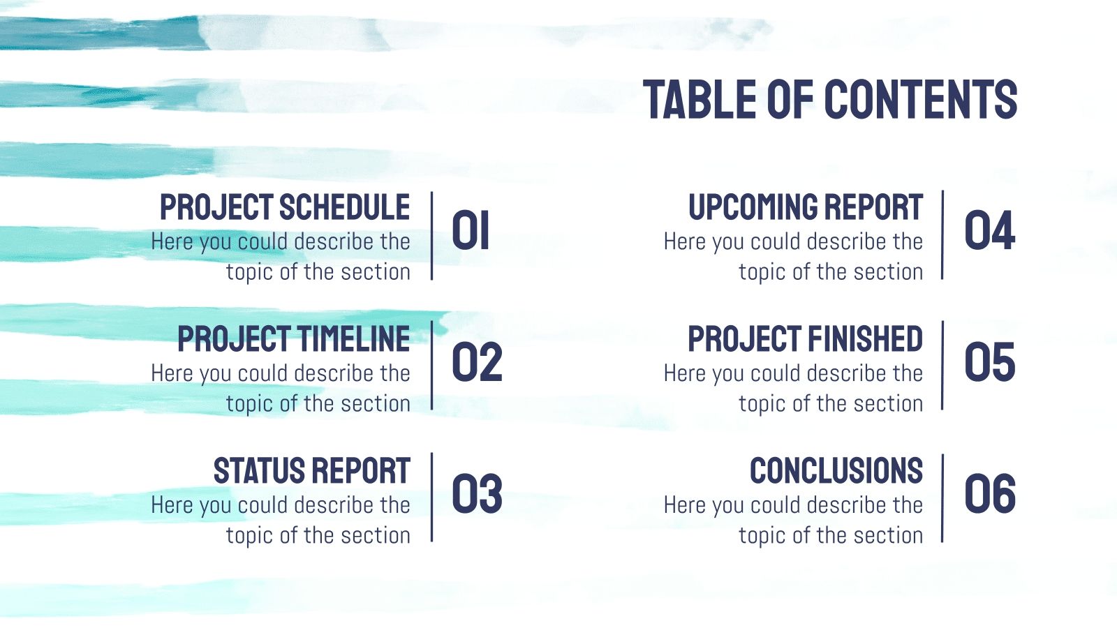 Watercolor Meeting Google Slides Theme & PowerPoint Template