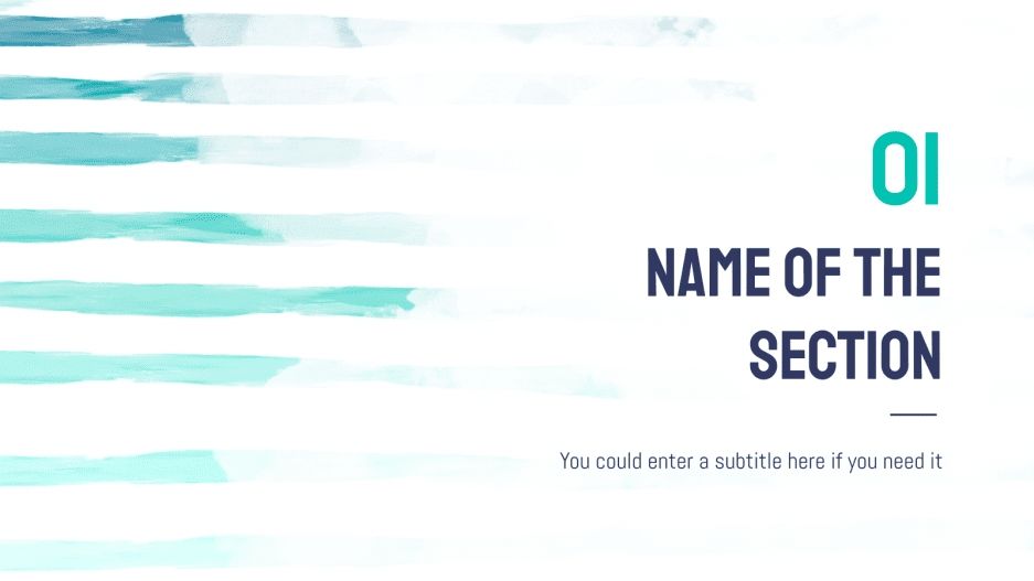 Watercolor Meeting Google Slides Theme & PowerPoint Template