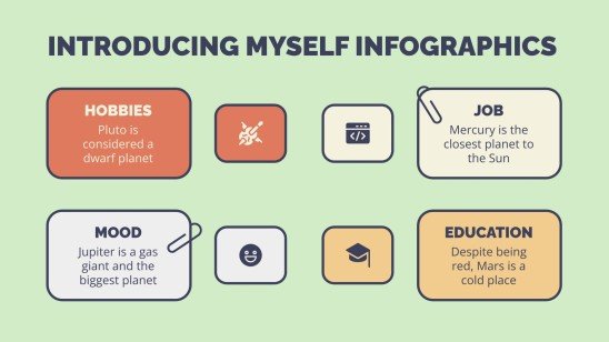 Introducing Myself Infographics | Google Slides & PowerPoint
