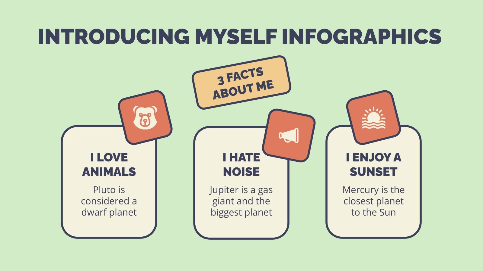 Introducing Myself Infographics | Google Slides & PowerPoint