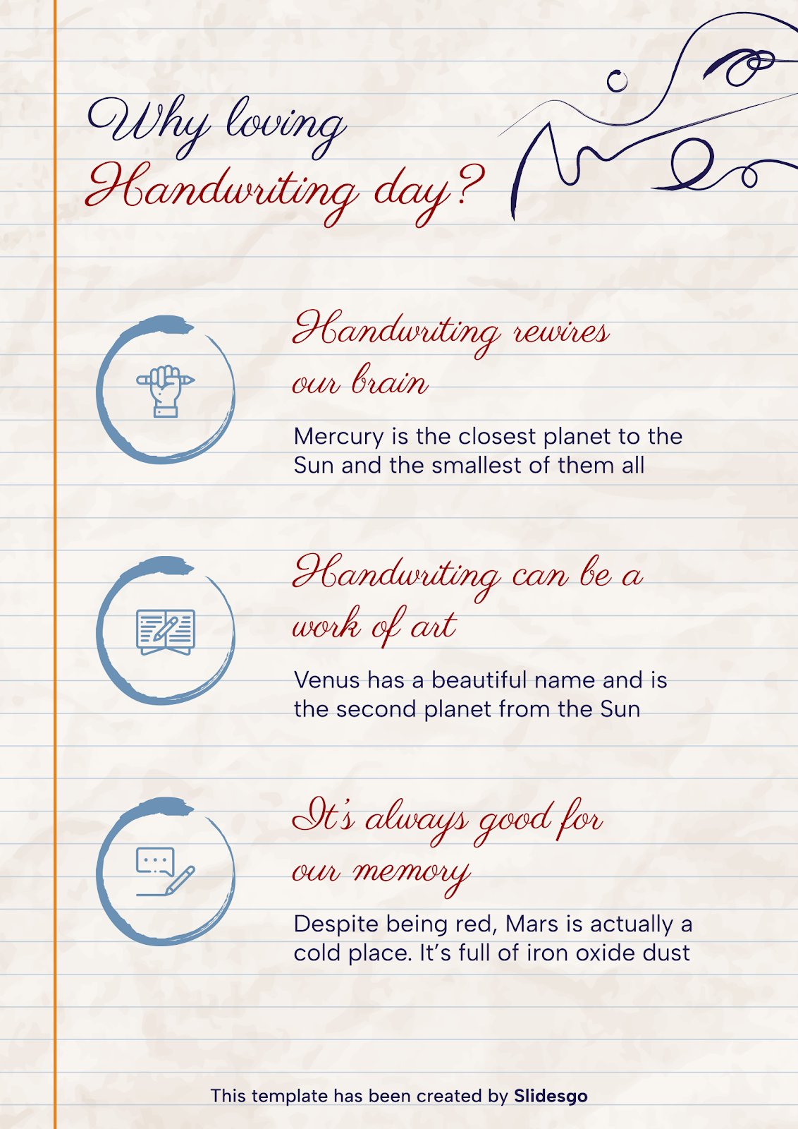 Activities for High School to Celebrate Handwriting Day