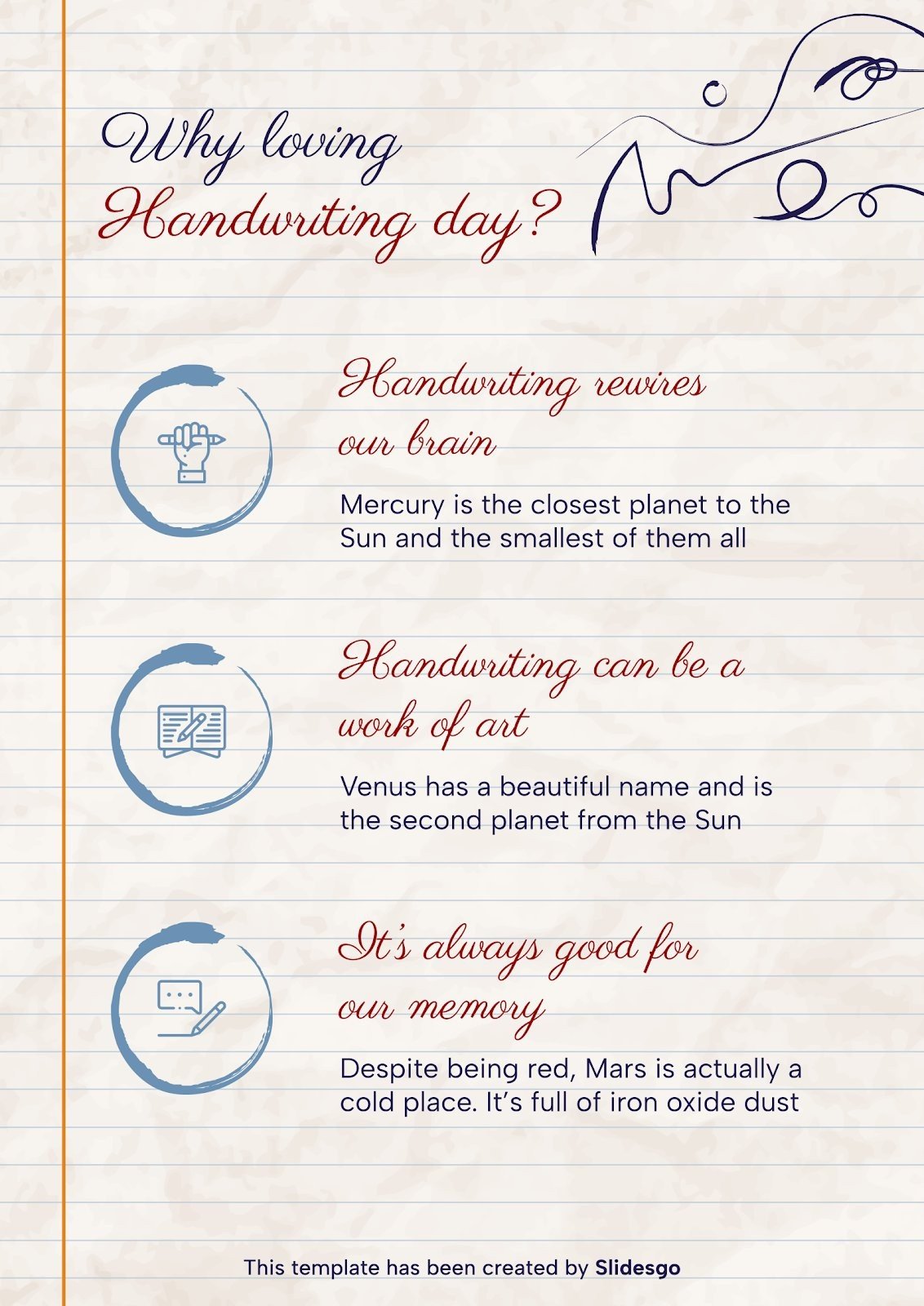 Activities for High School to Celebrate Handwriting Day