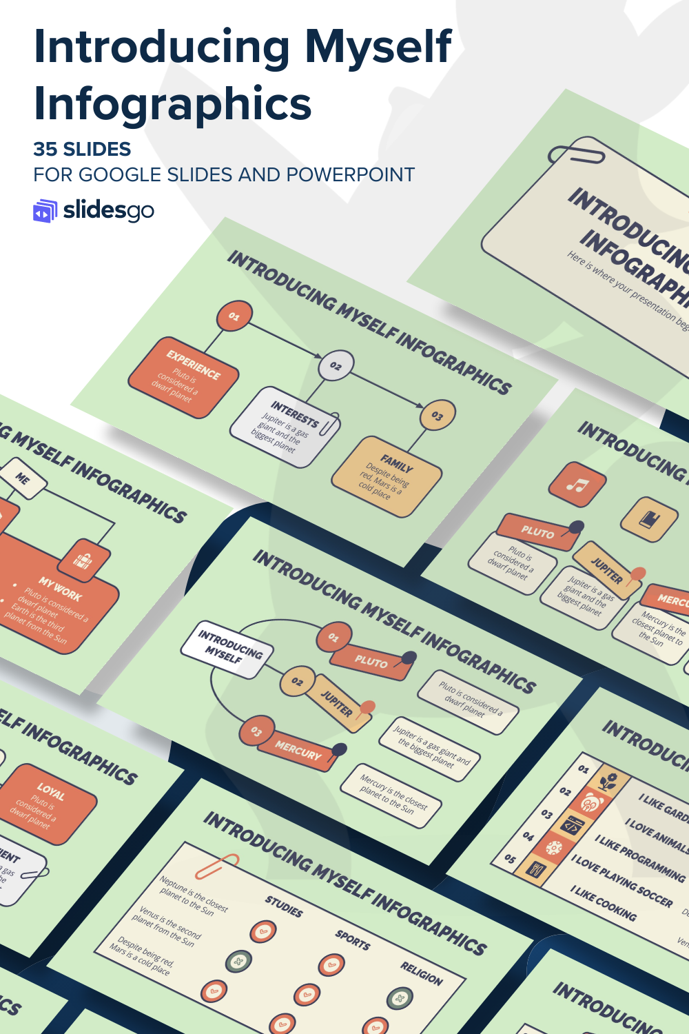 Introducing Myself Infographics | Google Slides & PowerPoint