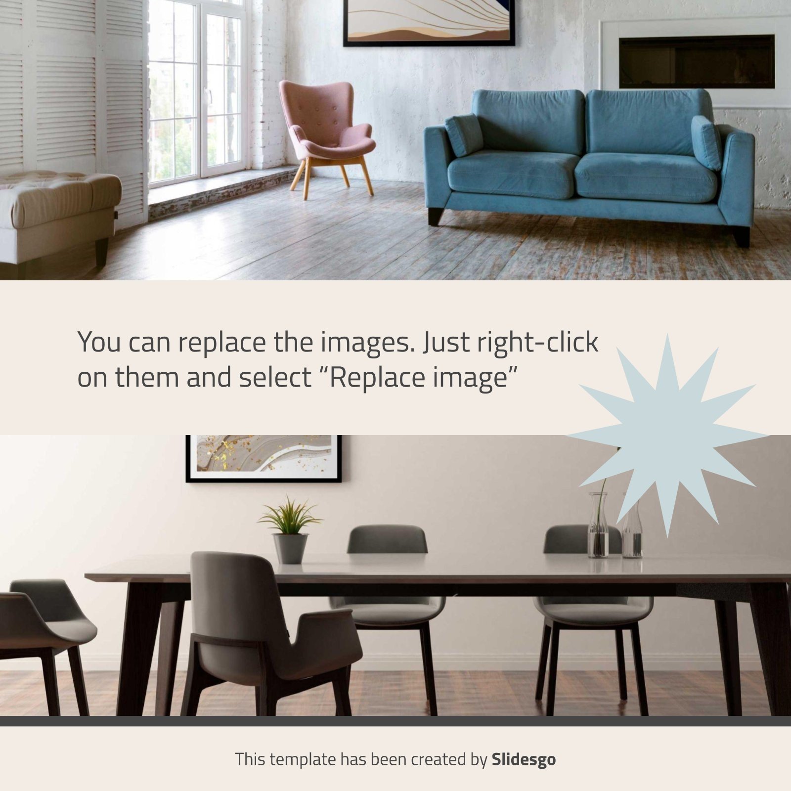 Scandinavian Interior Design IG Post | Google Slides & PPT