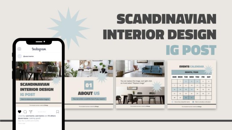 Free Google Slides & PPT templates for Instagram Posts