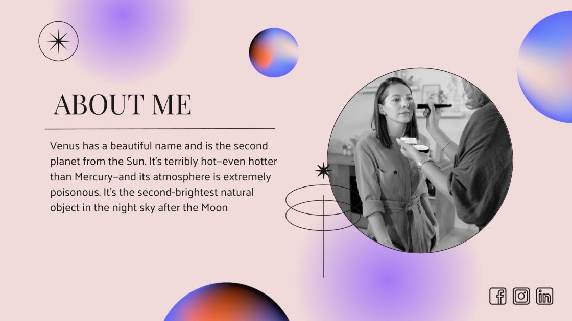 Actress Portfolio | Google Slides & PowerPoint