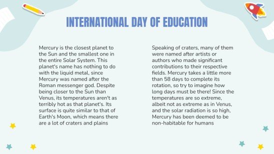 Let's Celebrate International Day of Education!