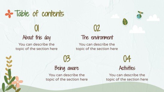 Middle School Activities on Environmental Education Day