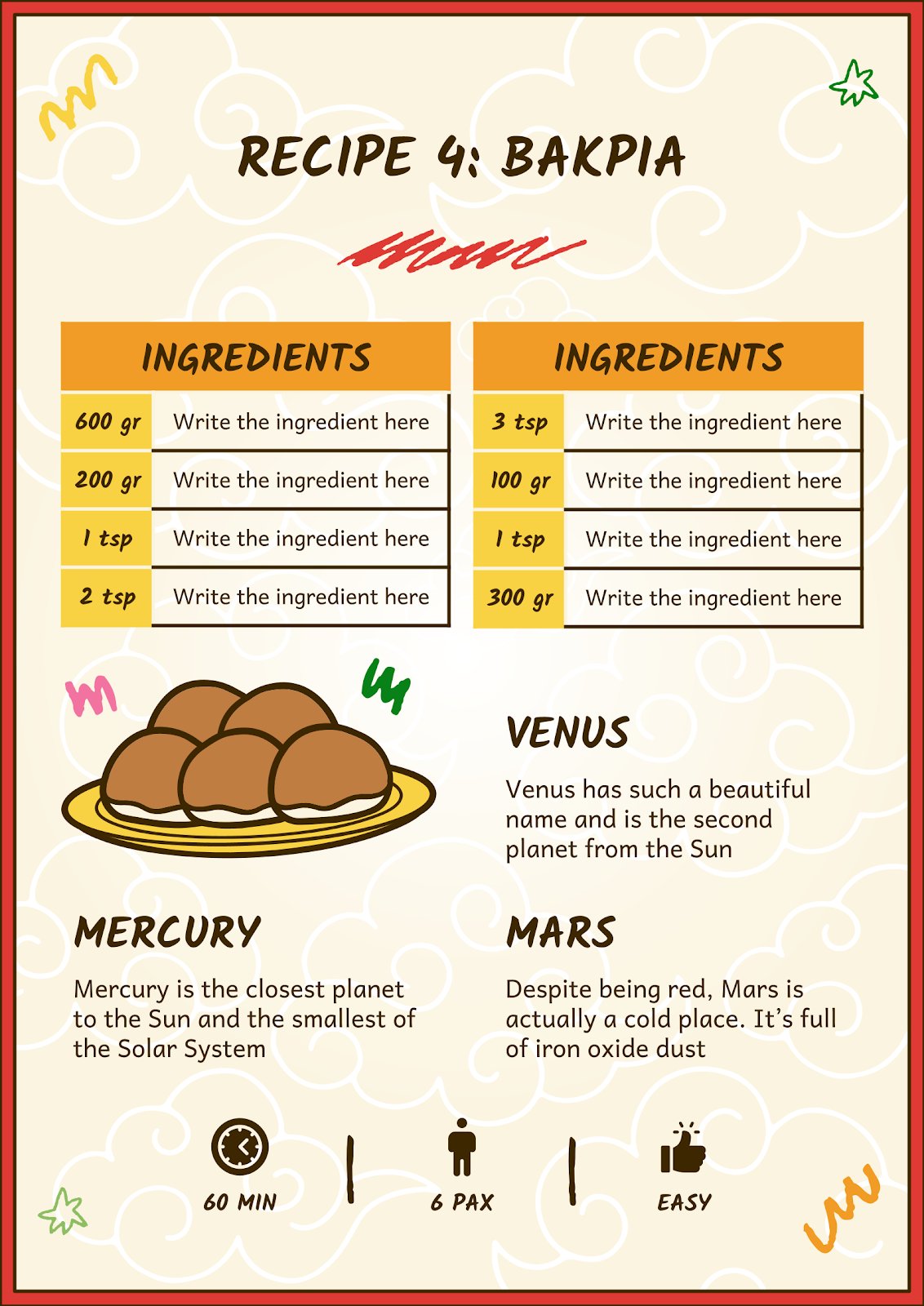 Javanese Recipes Cookbook | Google Slides & PowerPoint