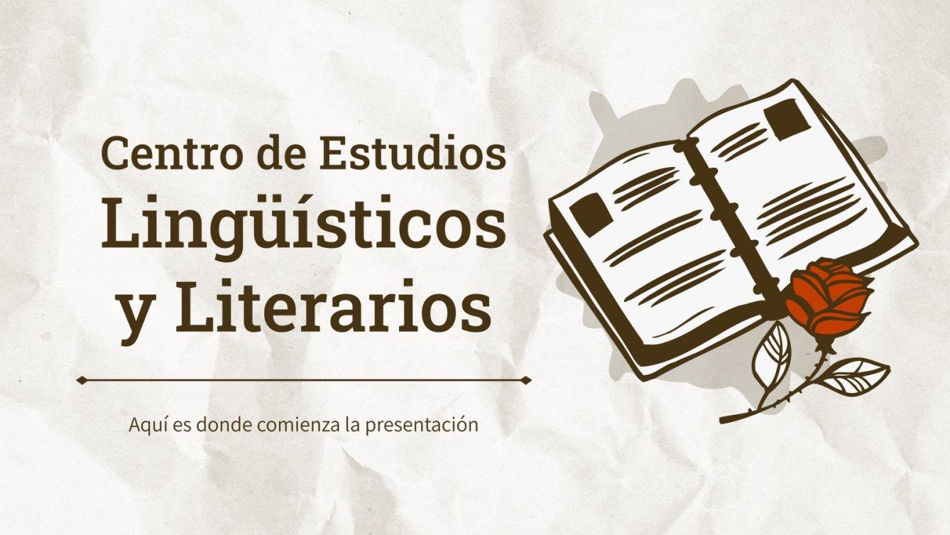 Linguistic and Literary Studies Center | Google Slides & PPT