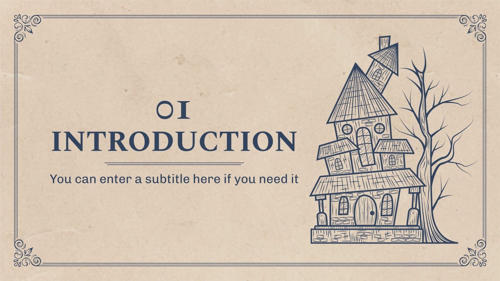 Haunted House Costume Party | Google Slides & PowerPoint