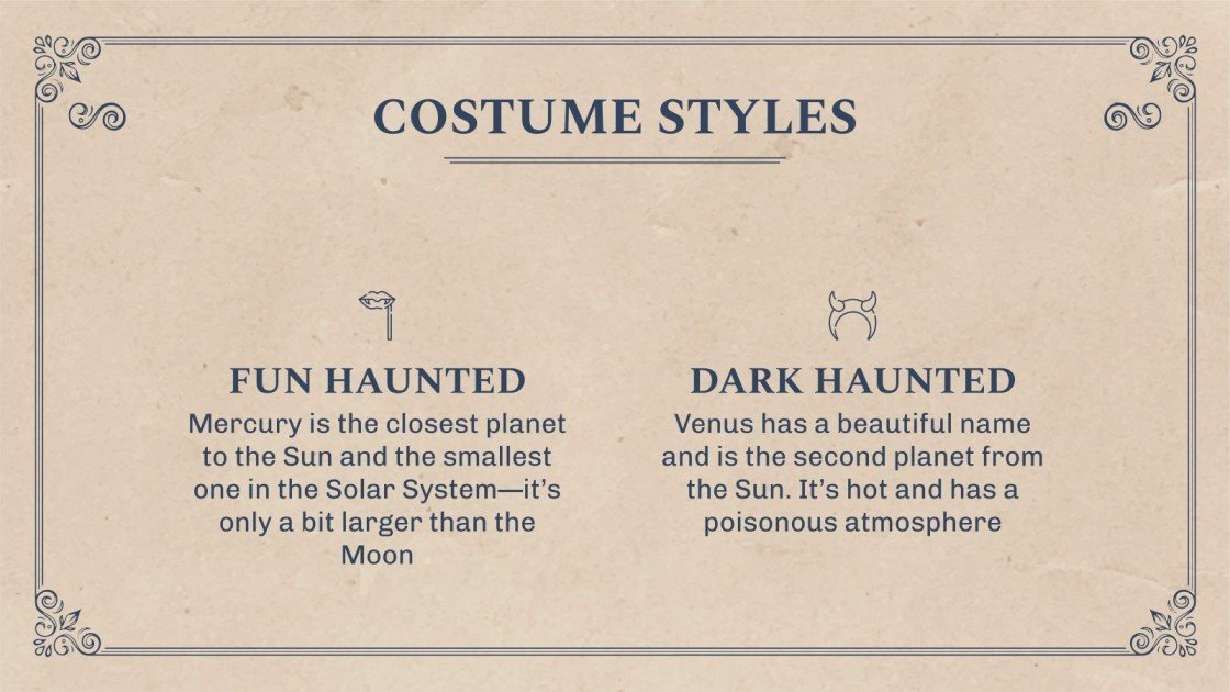 Haunted House Costume Party | Google Slides & PowerPoint