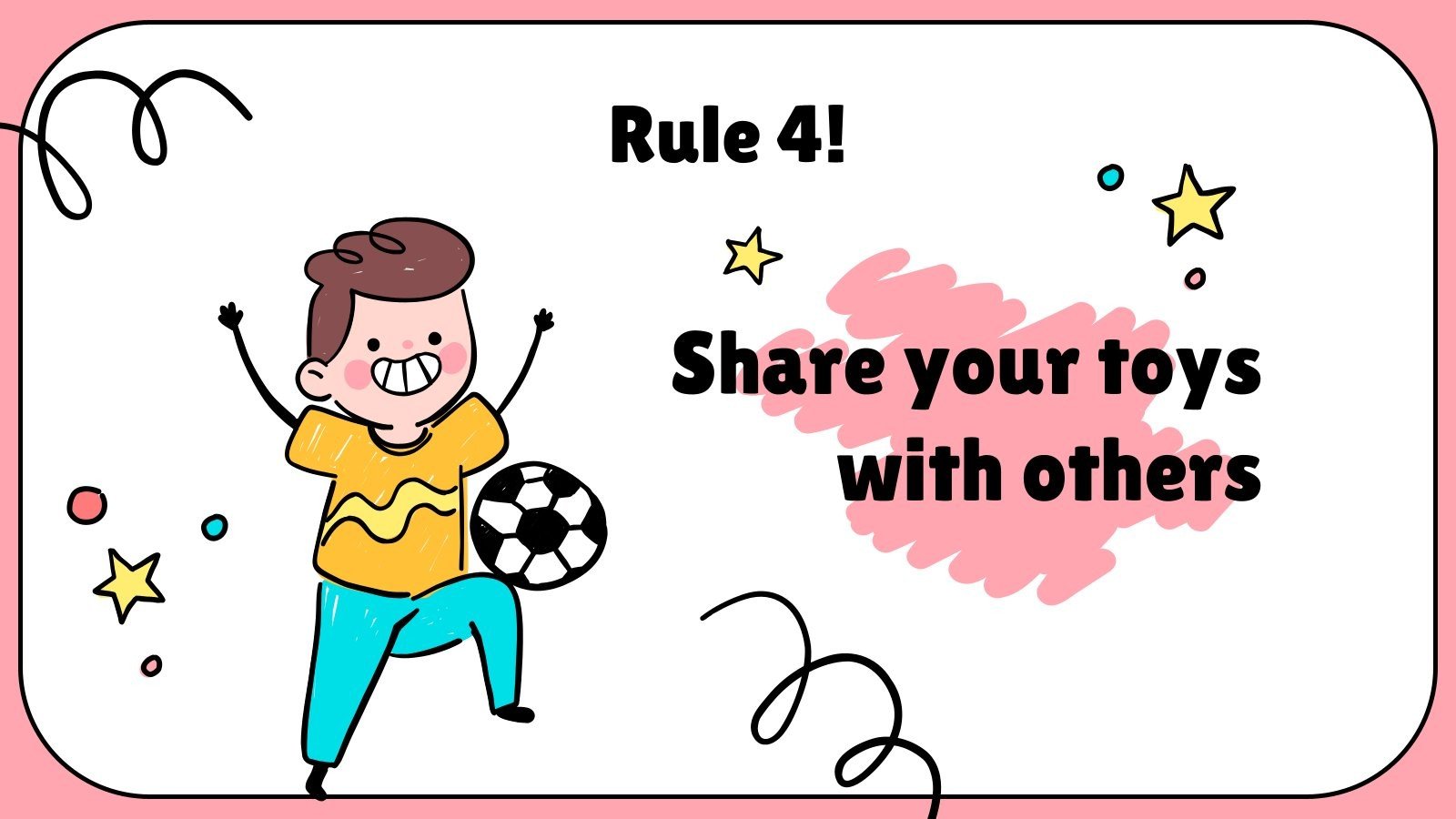 Las reglas de la clase - Preescolar | Google Slides y PPT
