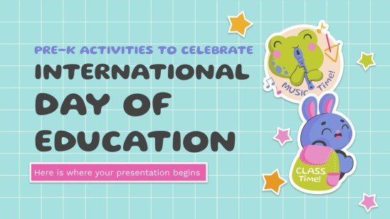 Activities for the Day of Education for Pre-K