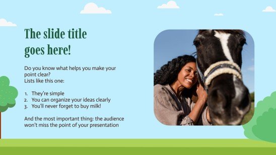 Equestrian Championship | Google Slides & PowerPoint