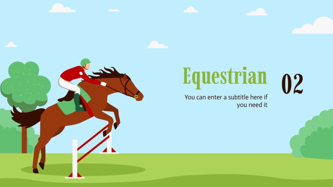 Equestrian Championship | Google Slides & PowerPoint