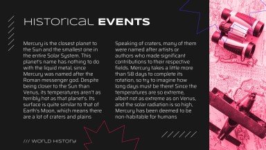BA in History - Major Contemporary Events | Google Slides
