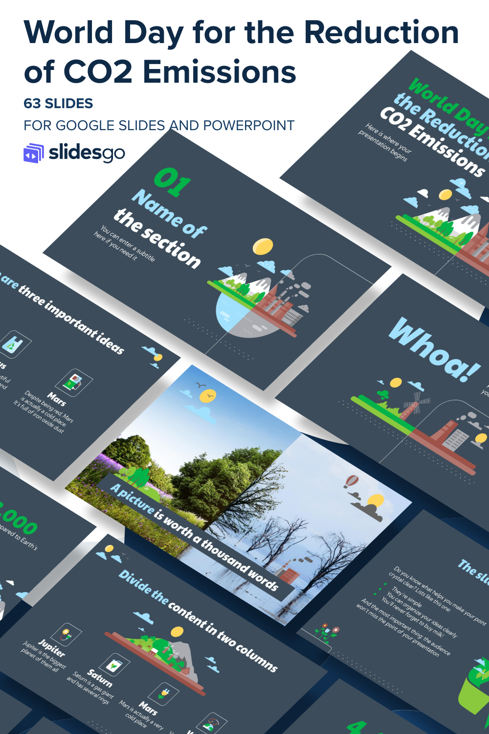 World Day for the Reduction of CO2 Emissions | Google Slides