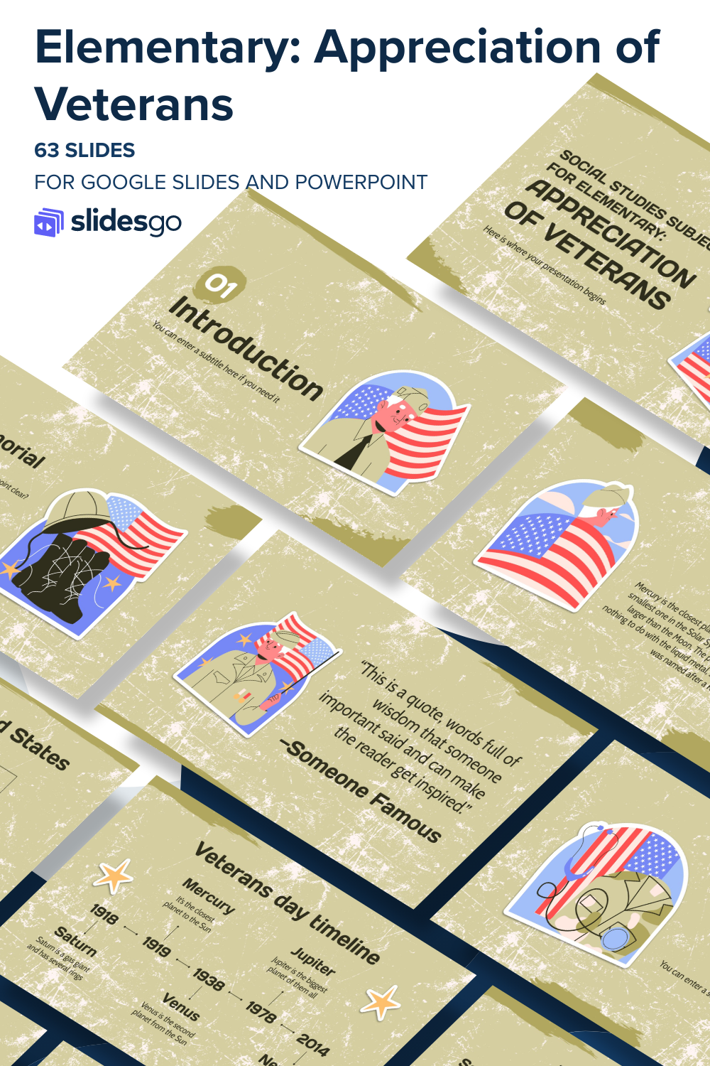 Social Studies for Elementary: Appreciation of Veterans