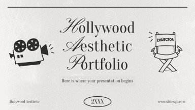 Free templates about Hollywood for Google Slides & PowerPoint