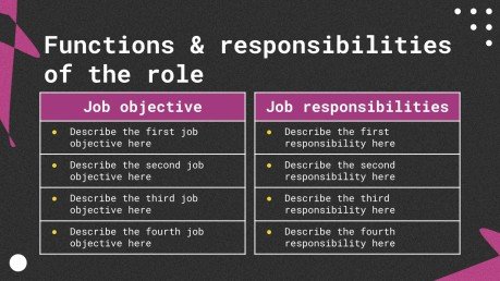Acting Auditions Job Description | Google Slides & PPT
