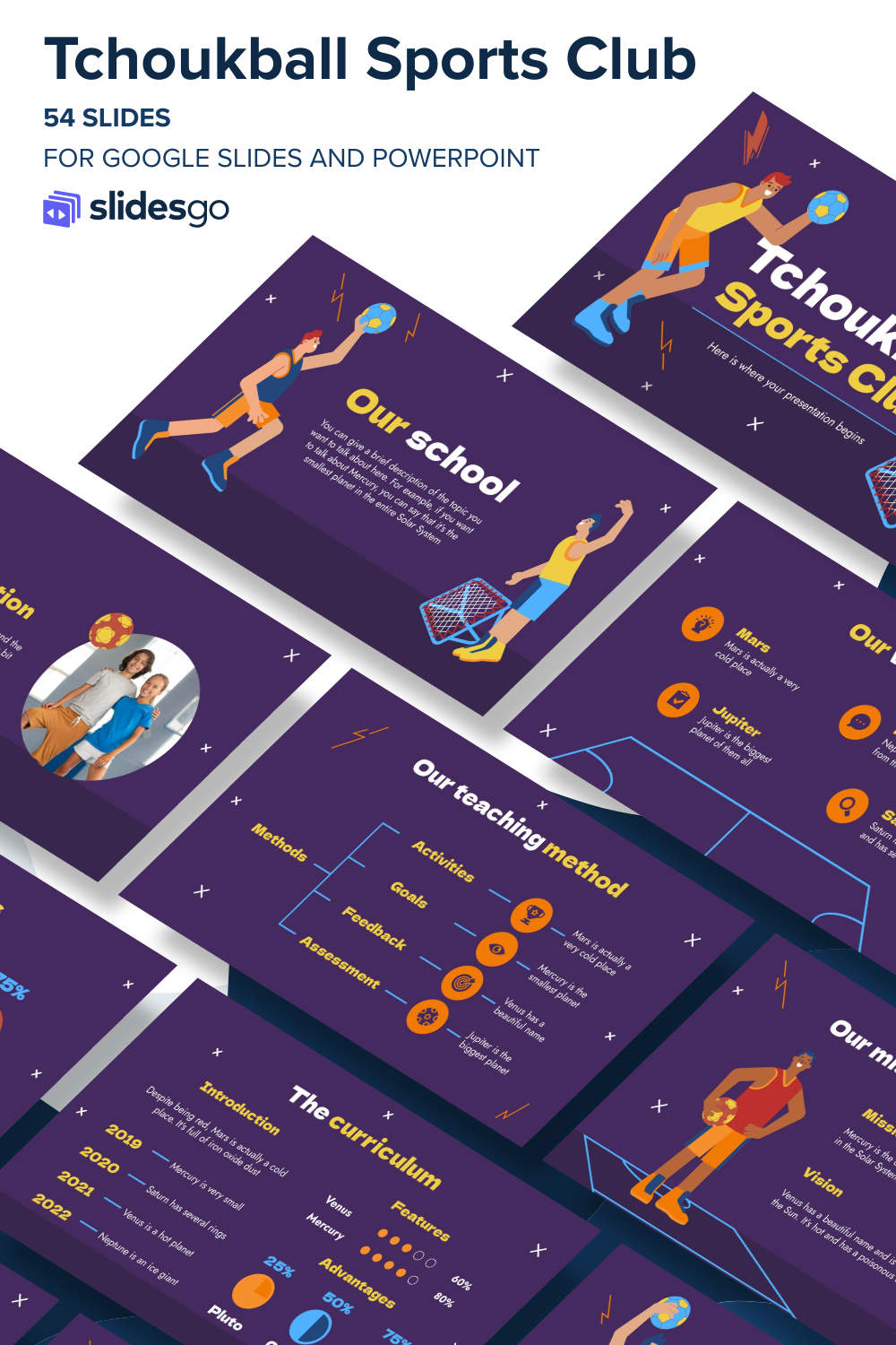 Tchoukball Sports Club | Google Slides & PowerPoint