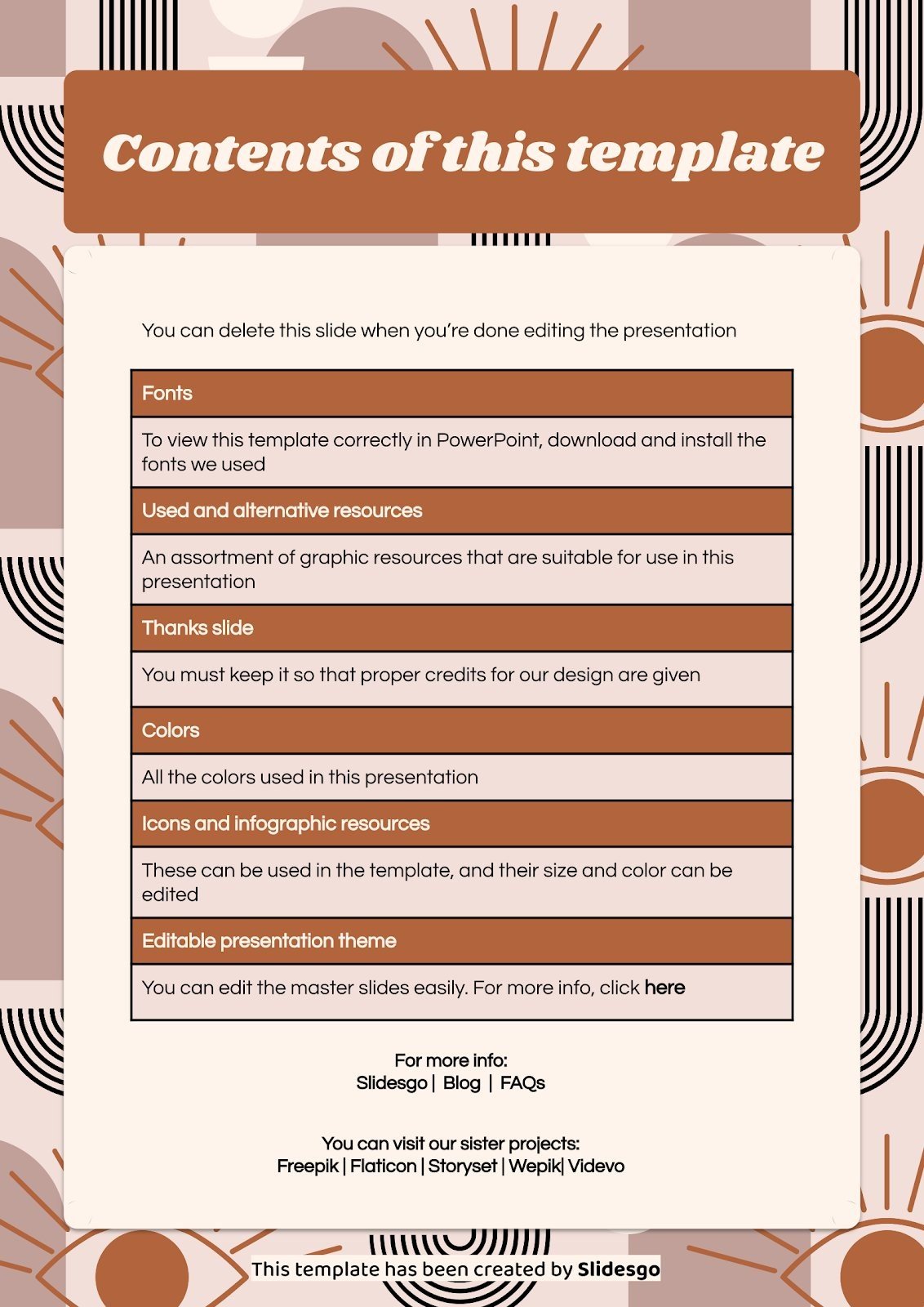 Printable Boho Style Bucket List | Google Slides & PPT