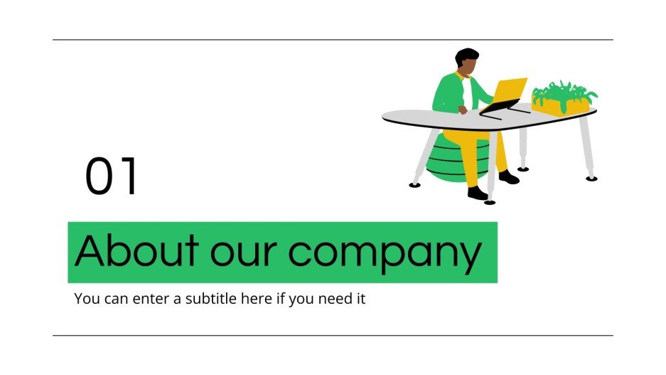 Ergonomic Products Company Profile | Google Slides & PPT