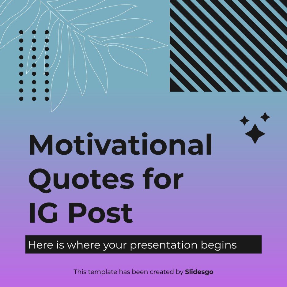 Motivational quotes for IG Post