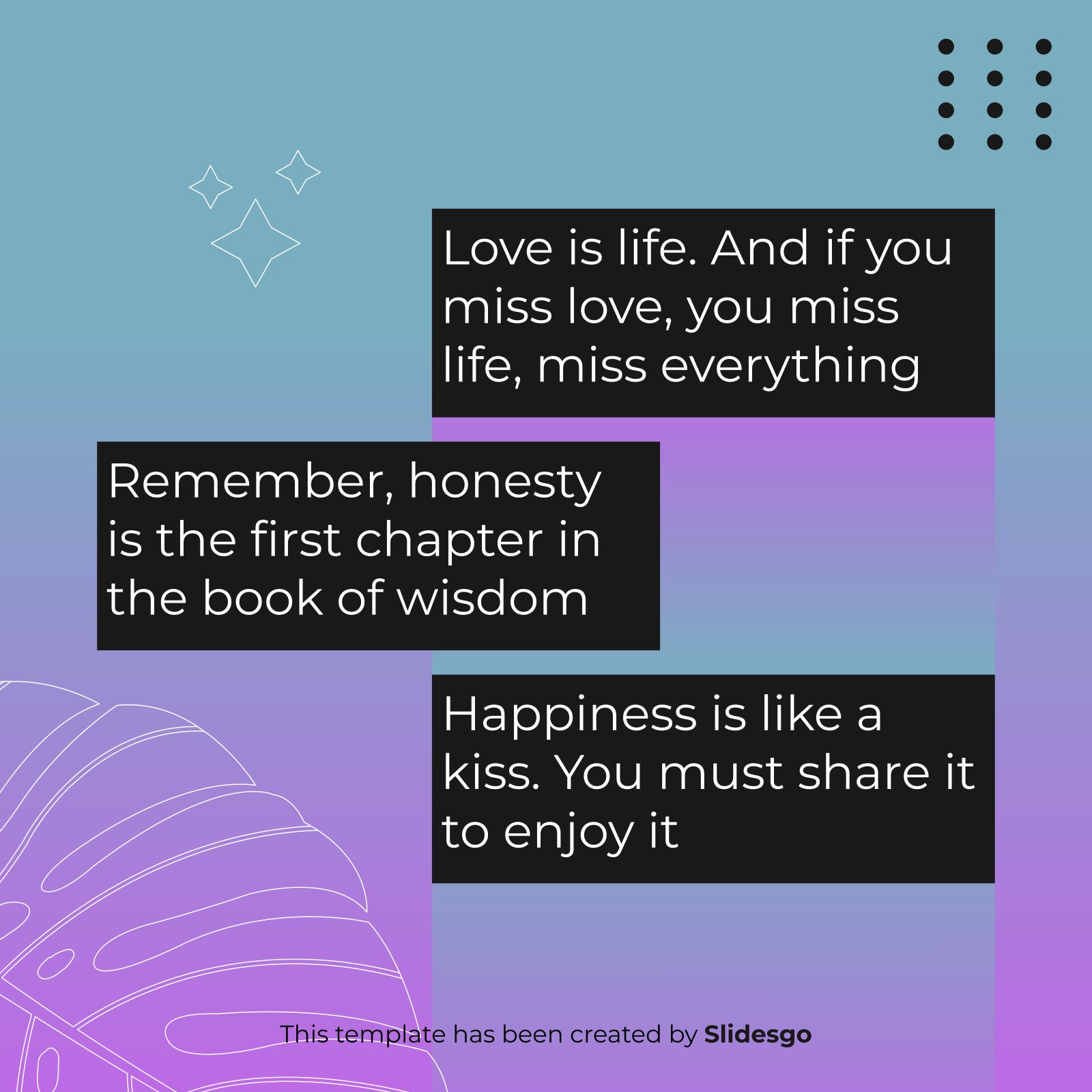 Motivationssprüche für IG Post | Google Slides & PPT