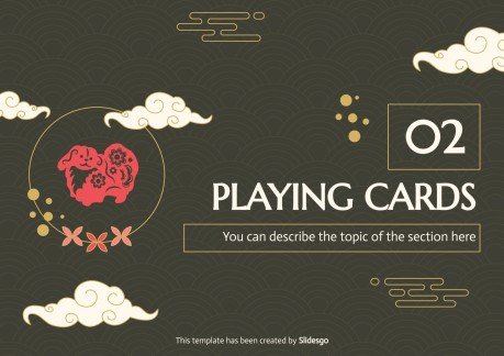 Chinese Zodiac Themed Printable Deck of Playing Cards