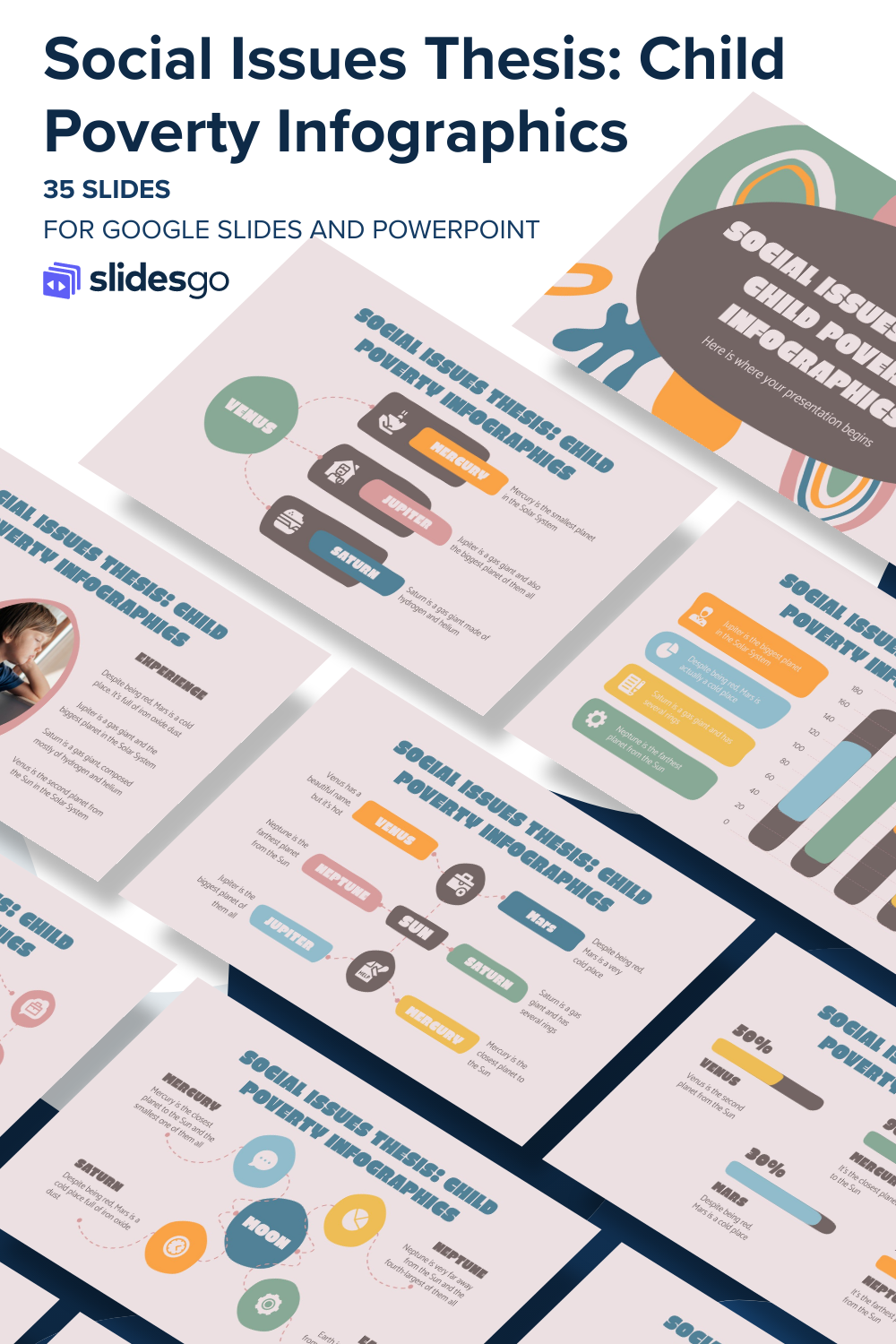 Social Issues Thesis: Child Poverty Infographics
