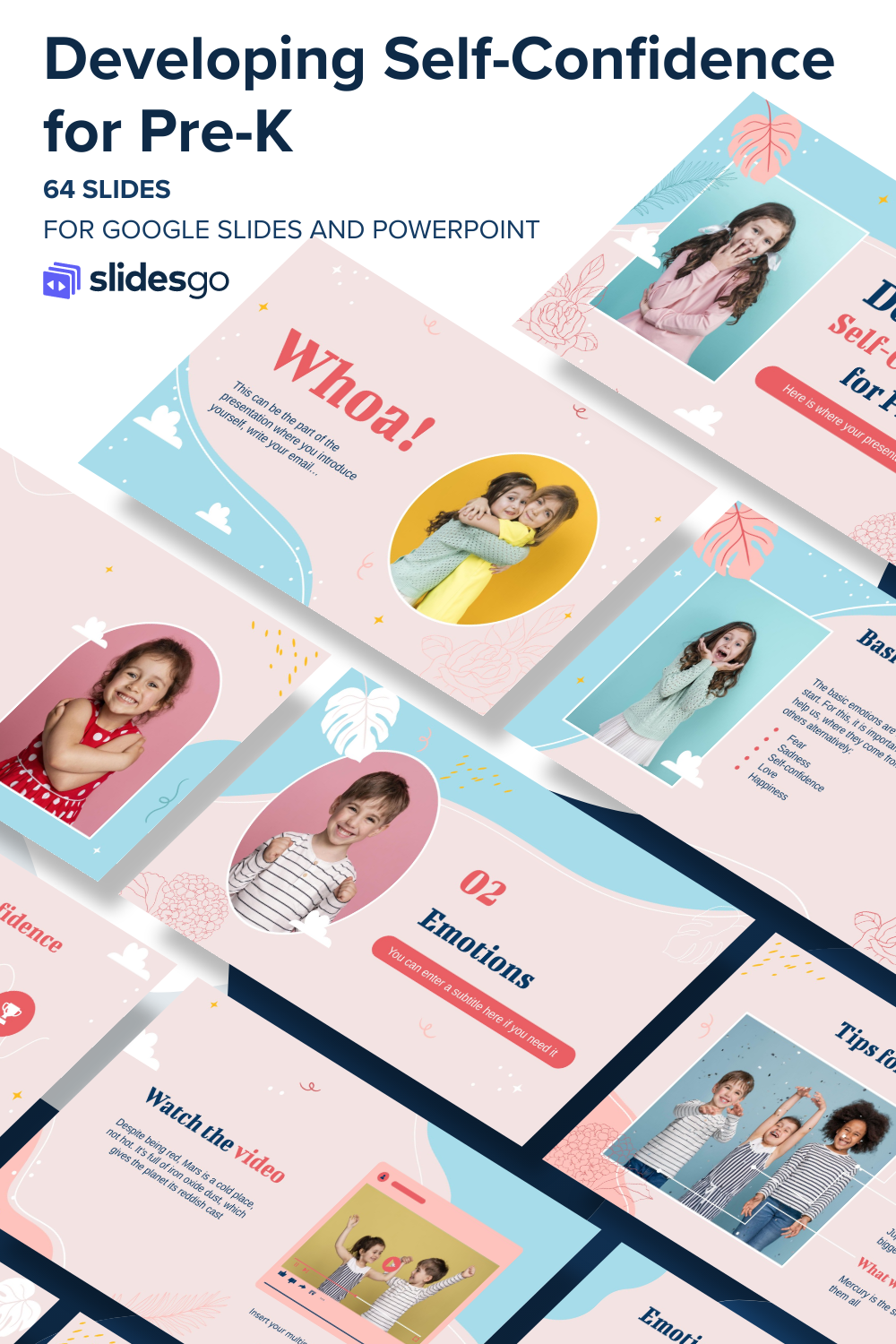 Developing Self-Confidence for Pre-K | Google Slides & PPT