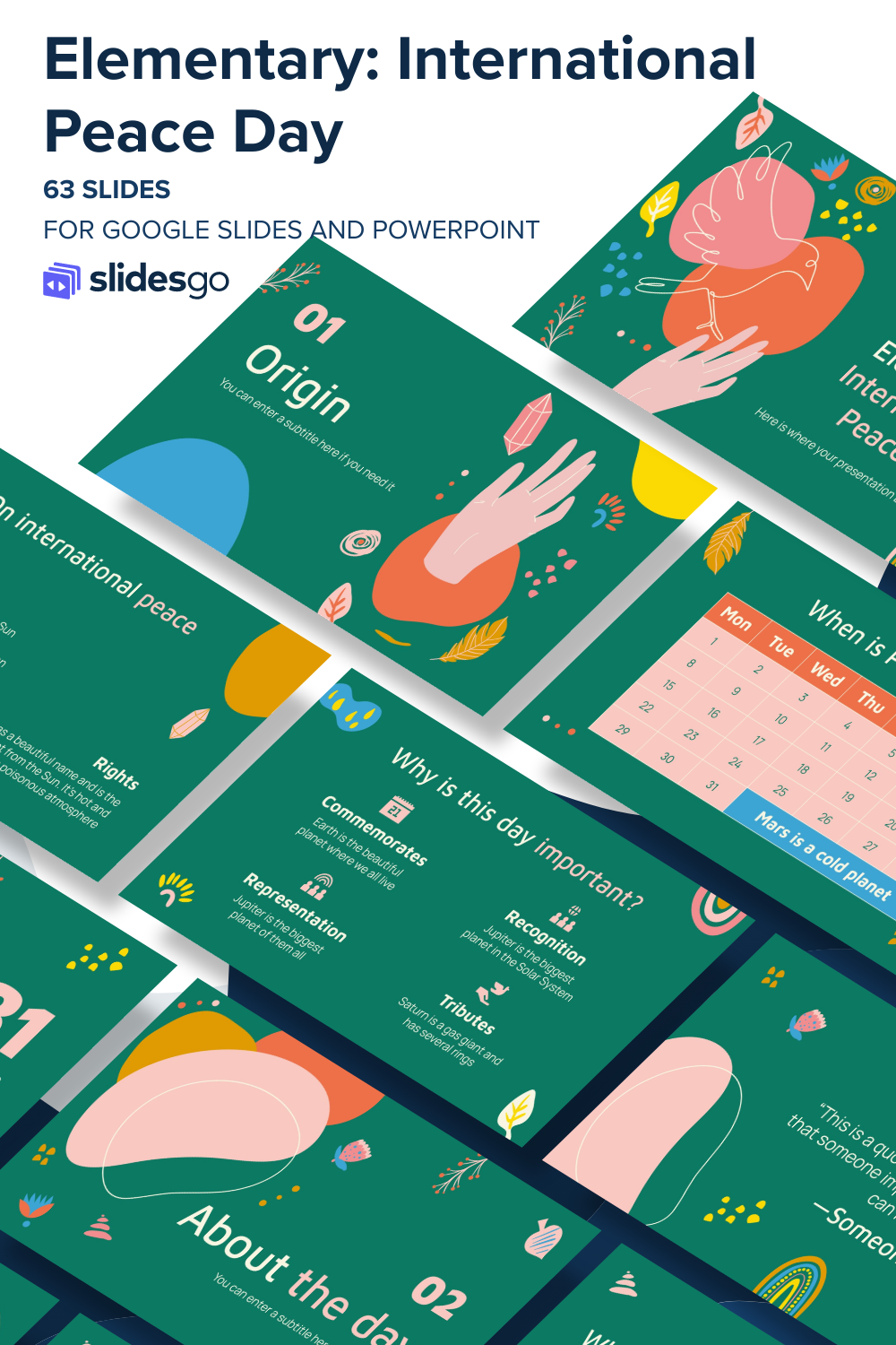 Language Arts Subject Elementary: International Peace Day