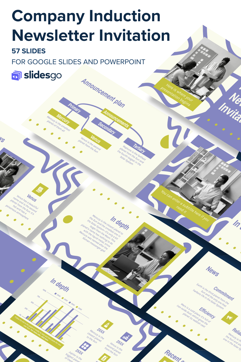 Company Induction Newsletter Invitation | Google Slides