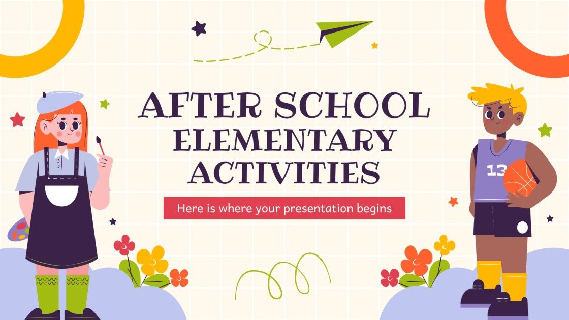After School Elementary Activities | Google Slides & PPT